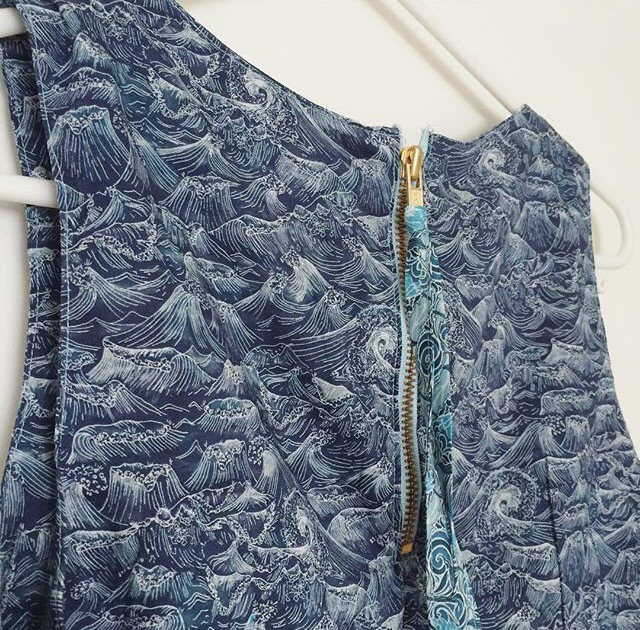 Papercut Patterns’ Moana Wavy Top – Kate Eva