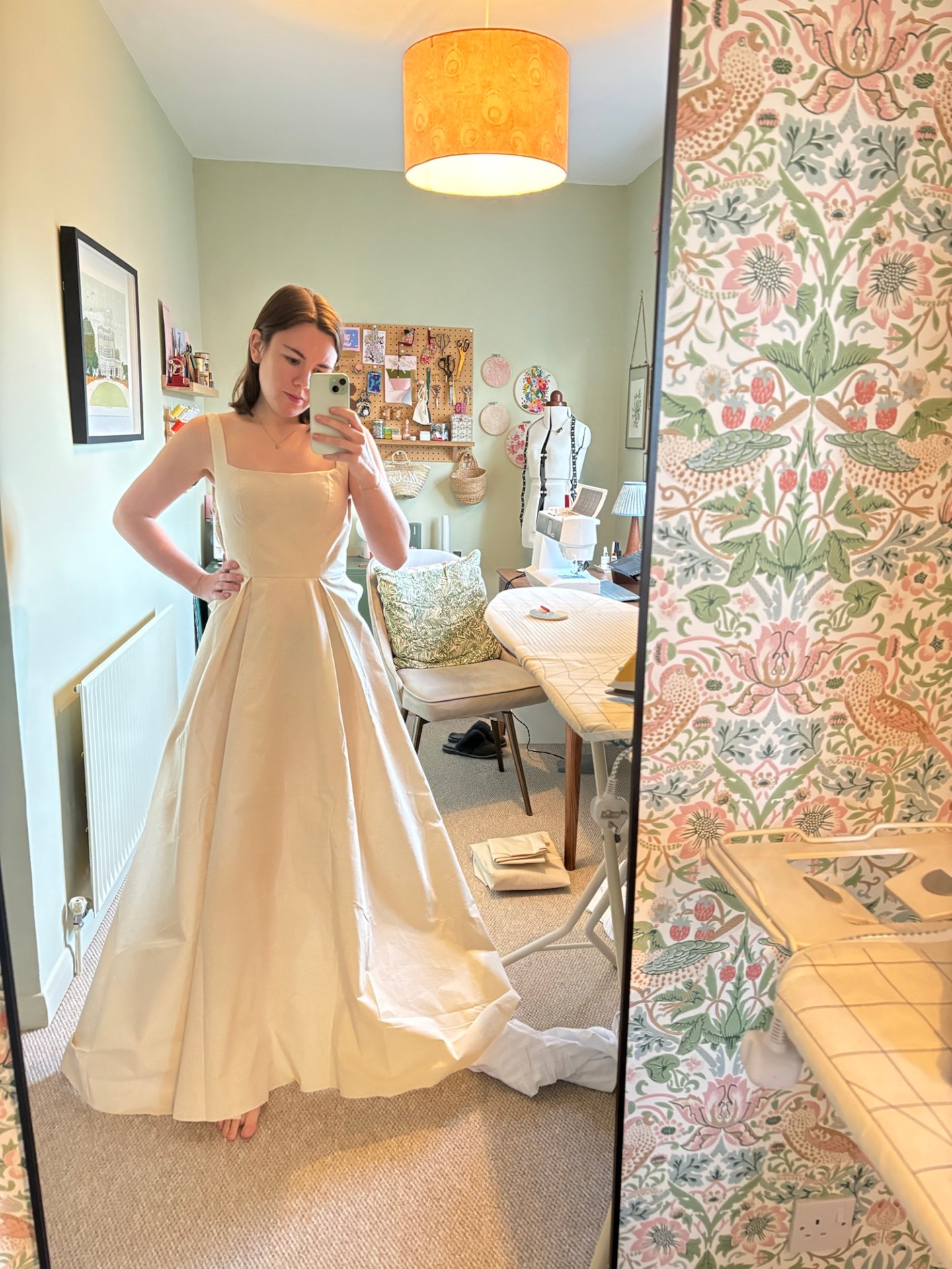 Making my wedding dress – part 3: Drafting the skirt & final toile ...
